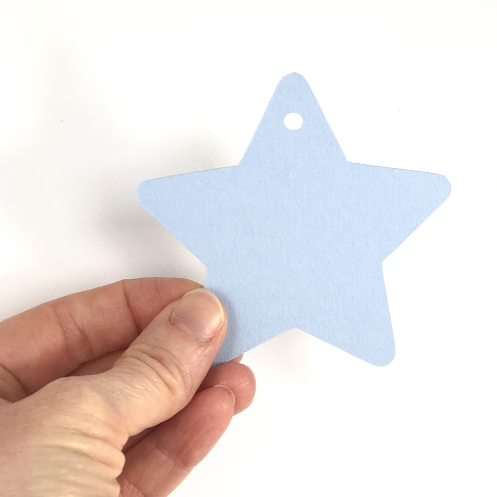 Blank Star Shaped Cardstock Tags – Sprinkled Wishes